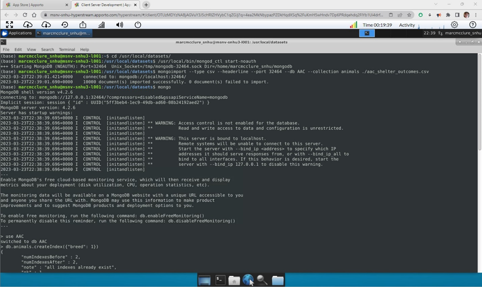 GitHub - MarcMcClure/CS-340-Client-Server-Development