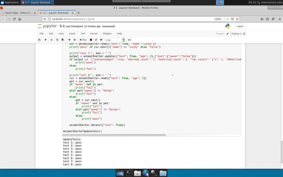 GitHub - MarcMcClure/CS-340-Client-Server-Development