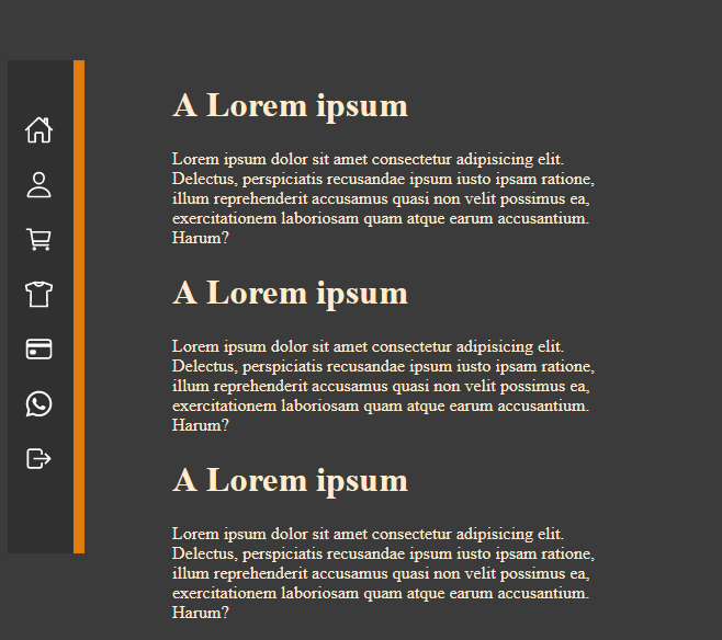 GitHub - Felipe-Harrison/SideBar: simple sidebar with css and html