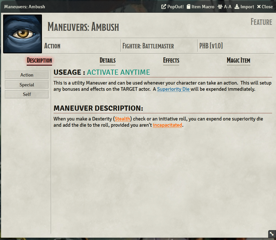 GitHub - p4535992/More-Automated-Spells-Items-and-Feats: FoundryVTT More Automated Spells Items ...