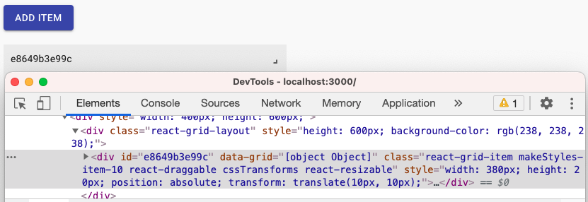 Programmatically adding items when compactType is null doesn't set position · Issue #1422 ...