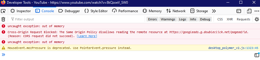 Issues with loading youtube videos · Issue #825 · ParticleCore/Iridium · GitHub