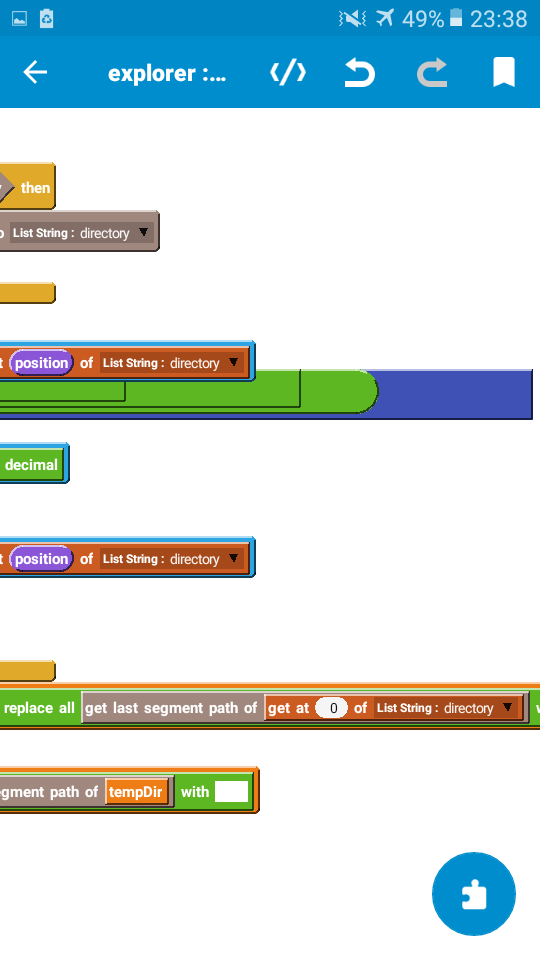 Graphical glitch when displaying collection block contain missing ...