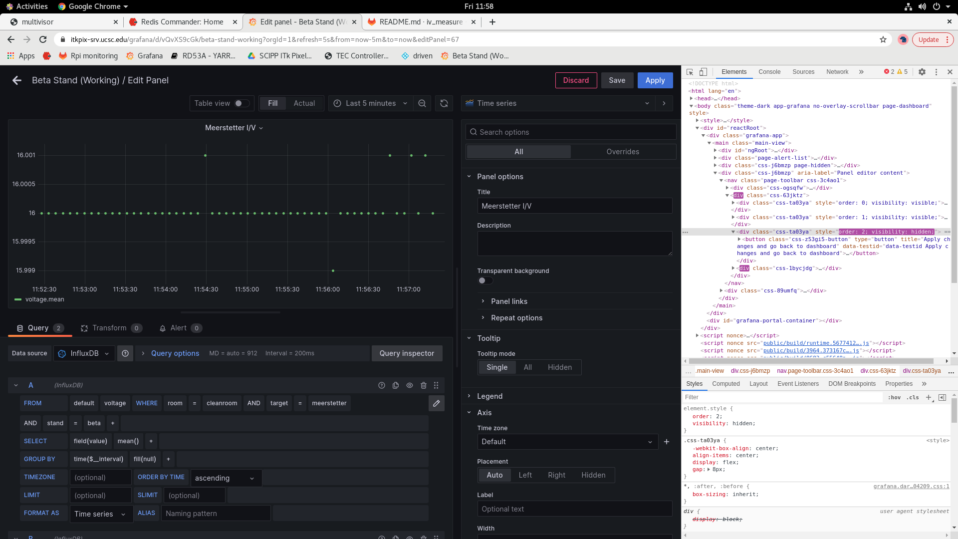 Dashboards: Edit panel shows flickering at top right · Issue #74965 · grafana/grafana · GitHub