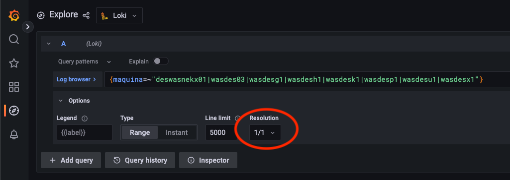 Change default resolution · Issue #7615 · grafana/loki · GitHub