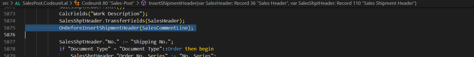 [Event Modification] Codeunit 80 Sales.-Post - OnBeforeInsertShipmentHeader · Issue #10463 ...