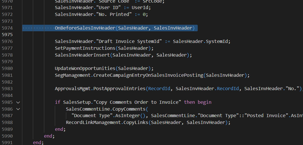 [Event Request] Codeunit 80 Sales Post - OnBeforeSalesInvHeader · Issue #10379 · microsoft ...