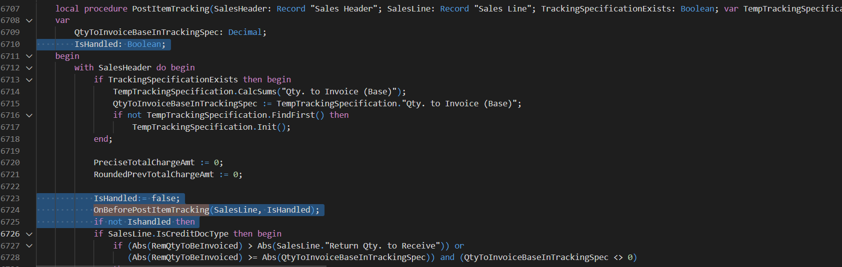 [Event Request] Codeunit 80 Sales Post - OnBeforePostItemTracking · Issue #10389 · microsoft ...