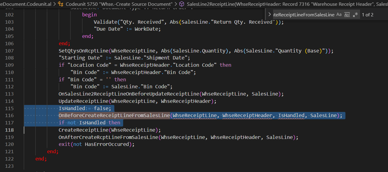 [Event Modification] Codeunit 5750 Whse.-Create Source Document ...