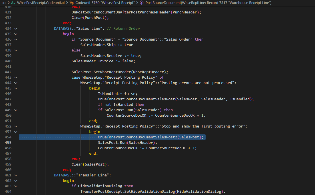 [Event Request] codeunit 5760 "Whse.-Post Receipt"- OnBeforePostSourceDocumentPurchPost2 · Issue ...