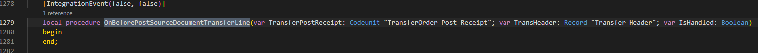 [Event Request] codeunit 5760 "Whse.-Post Receipt"- OnBeforePostSourceDocumentTransferLine ...