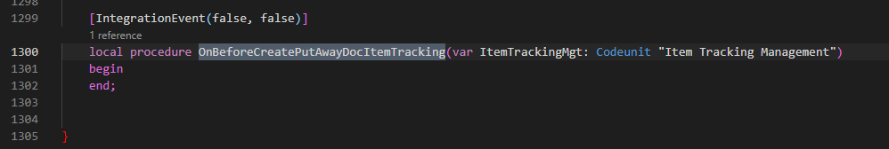 [Event Request] codeunit 5760 "Whse.-Post Receipt"- OnBeforeCreatePutAwayDocItemTracking · Issue ...