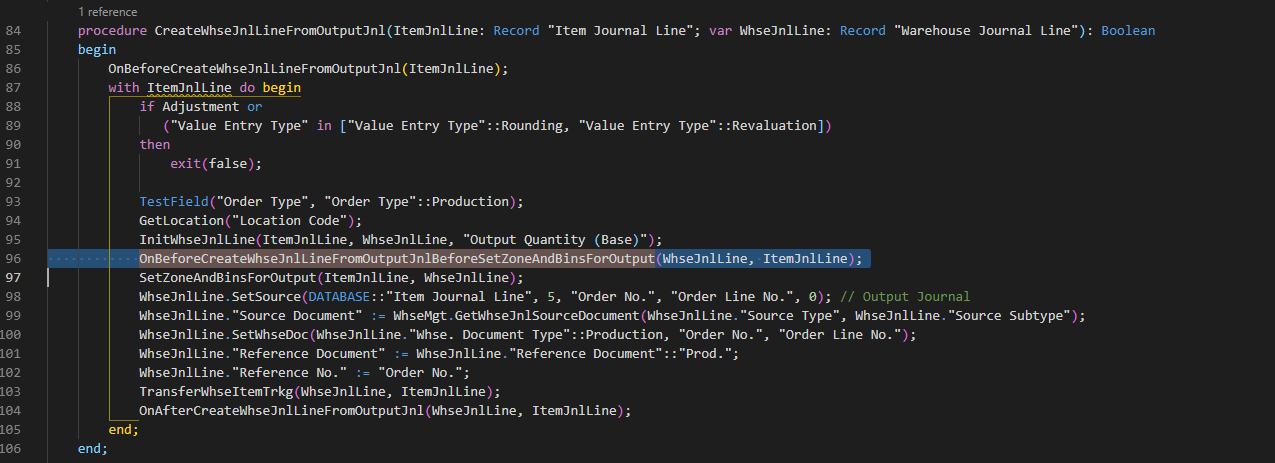 [Event Request] CodeUnit 7302 - WMS Management ...