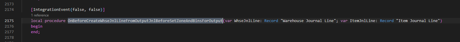 [Event Request] CodeUnit 7302 - WMS Management ...