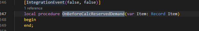 [Event Request] Codeunit 7171 "Sales Info-Pane Management" OnBeforeCalcReservedDemand · Issue ...