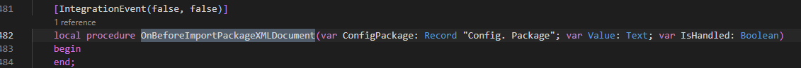 [Event Request] Codeunit 8614 "Config. XML Exchange"- OnBeforeImportPackageXMLDocument · Issue ...
