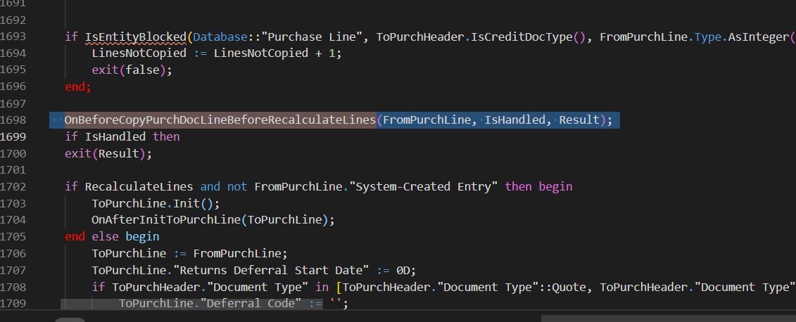 [Event Request] codeunit 6620 "Copy Document Mgt ...