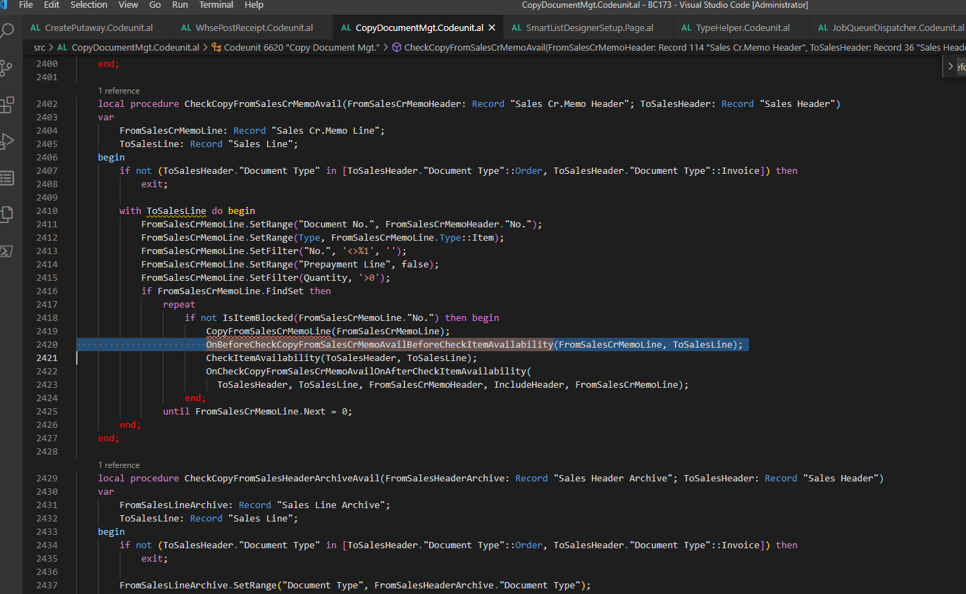 [Event Request] codeunit 6620 "Copy Document Mgt ...