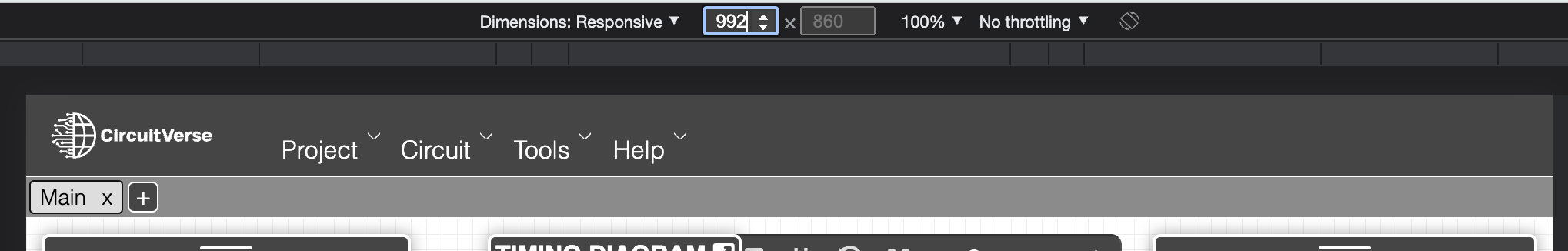 Navbar is not responsive at width 992px of the screen size · Issue #2685 · CircuitVerse ...