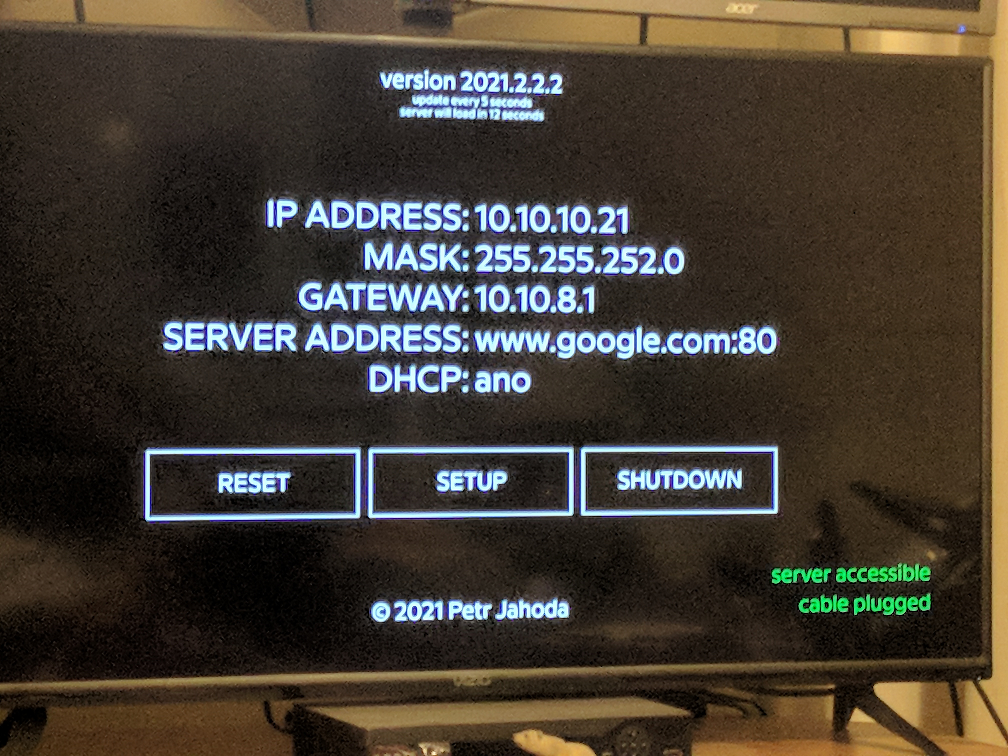 DHCP status shows as ne/ano · Issue #2 · petrjahoda/rpi_kiosk ...
