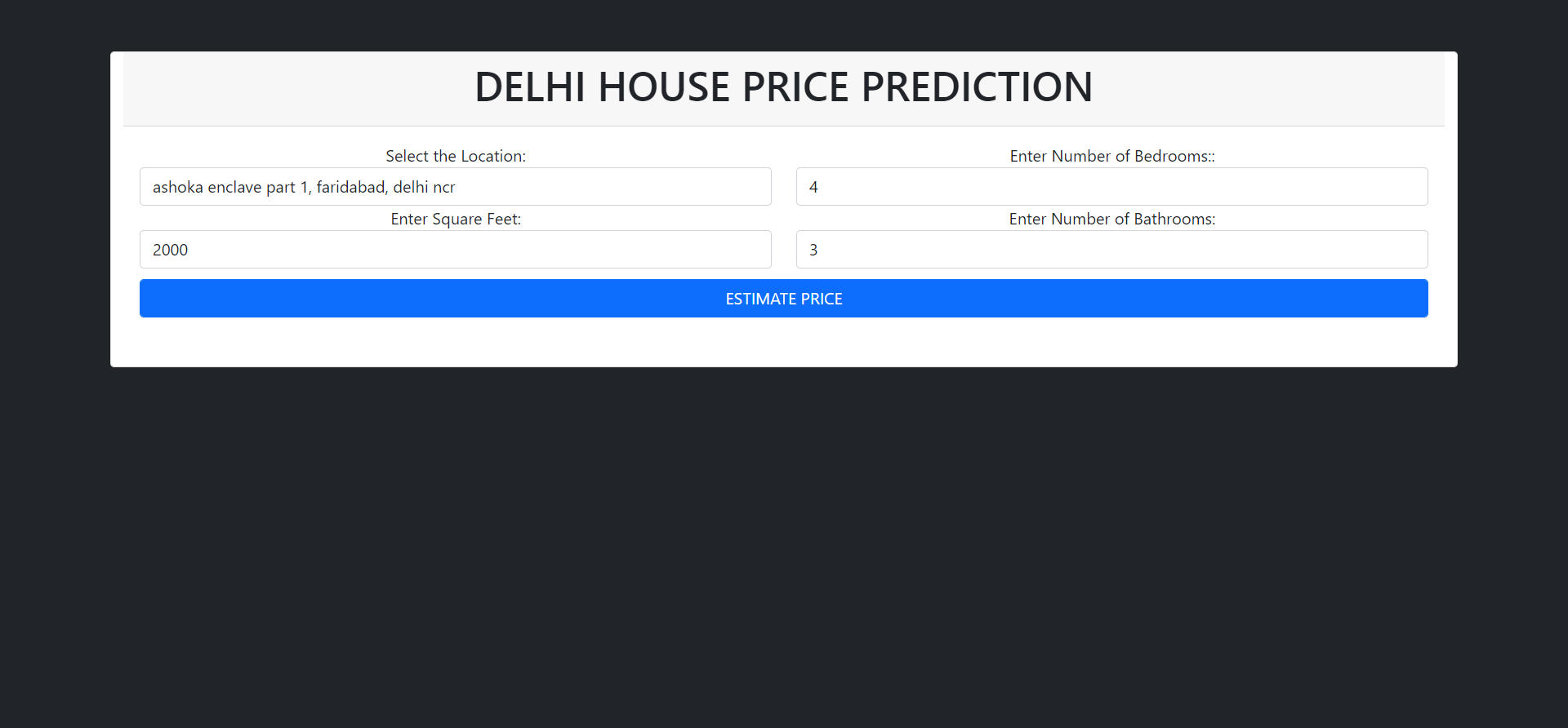 GitHub - sarthak1809/House-Price-Predictor