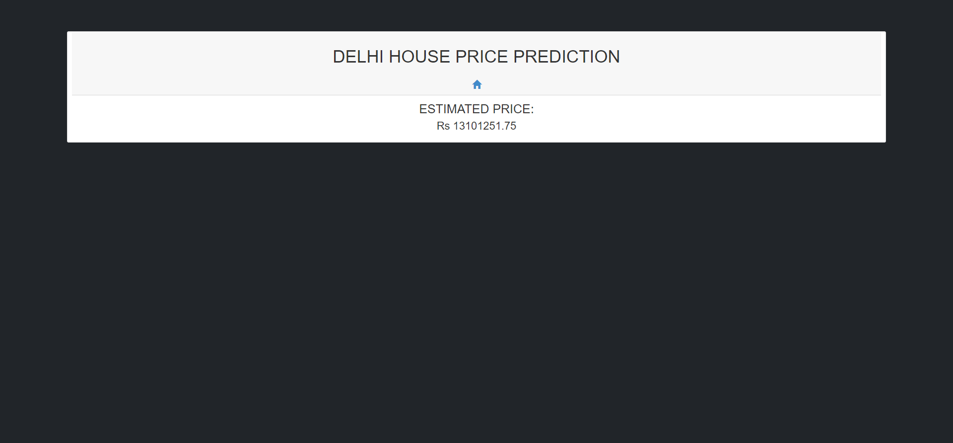 Github Sarthak1809house Price Predictor