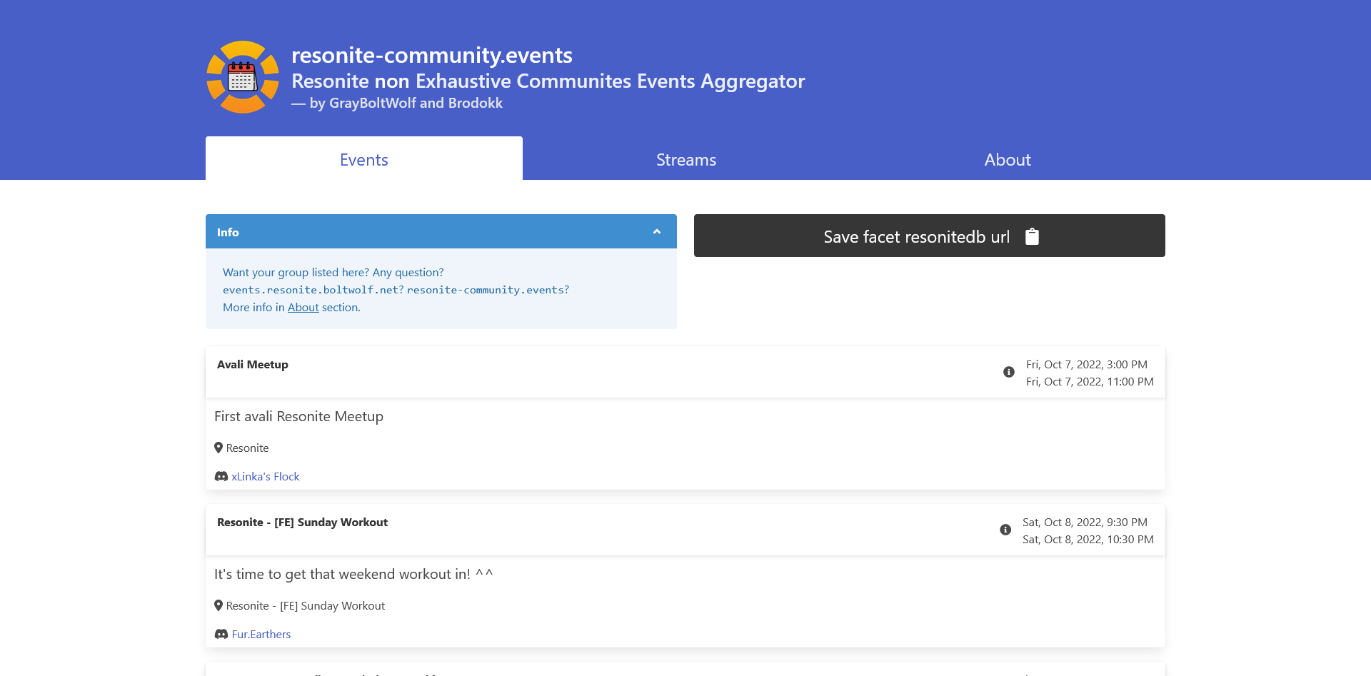 GitHub - Resonite-Community-Projects/community_events.resonite: Small API for getting the events ...