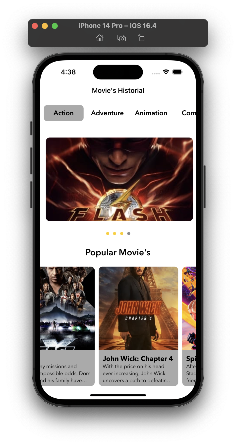GitHub - kenanbylan/movie-app-viper-arch: With xib file all pages are created and coded to ...