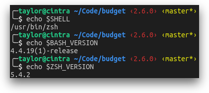 BASH_VERSION environment variable is set when not using bash shell in ...