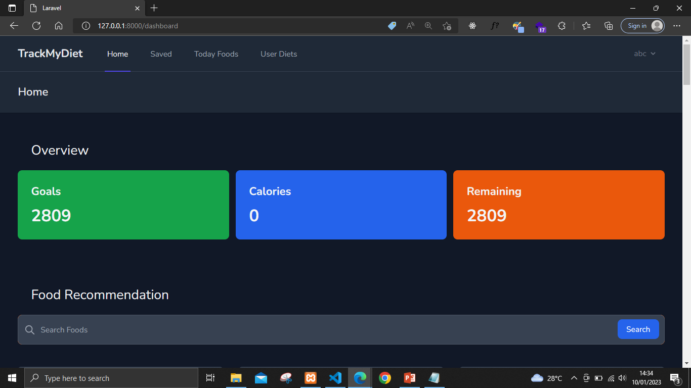GitHub - faqihmadani/track-my-diet