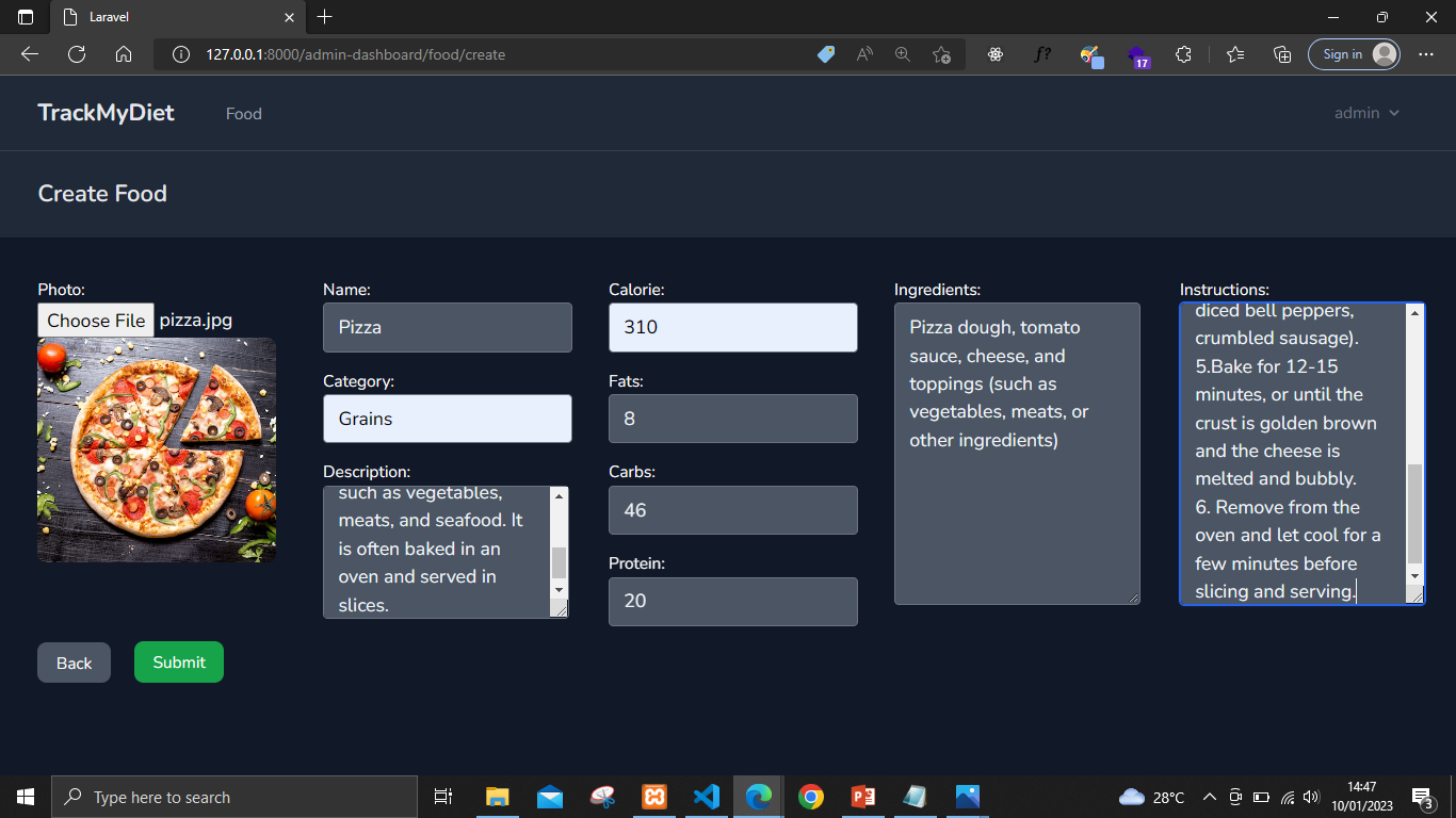 GitHub - faqihmadani/track-my-diet