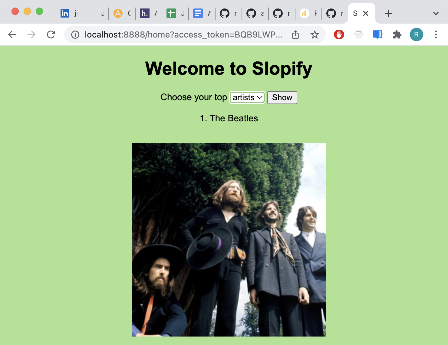 GitHub - raf-swiderski/spotify-api-raf: An app which uses Spotify's API ...