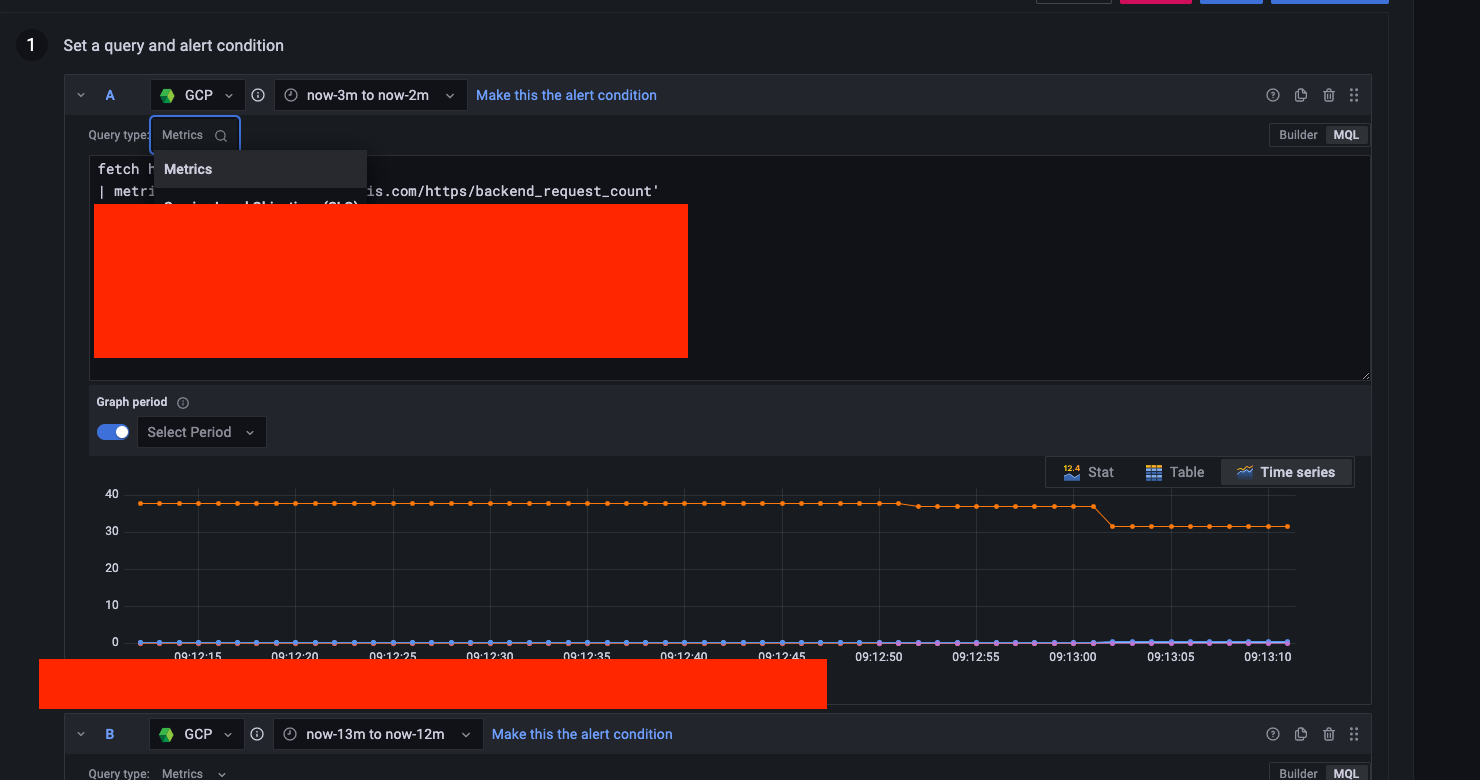 Google cloud monitoring MQL queries do not work after migrating to 9.4.3 from 9.3.8 · Issue ...