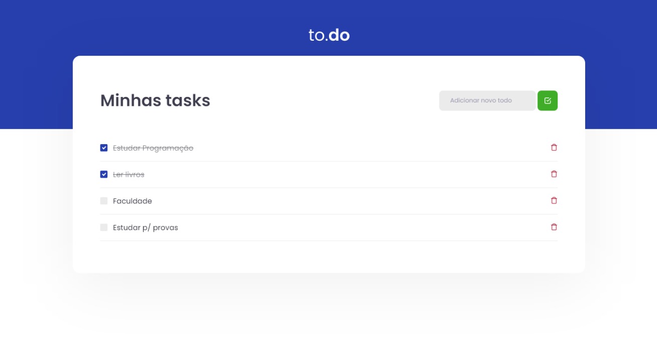 GitHub - WesleyEstacio/todo-list-rocketseat: To Do List para o desafio ...