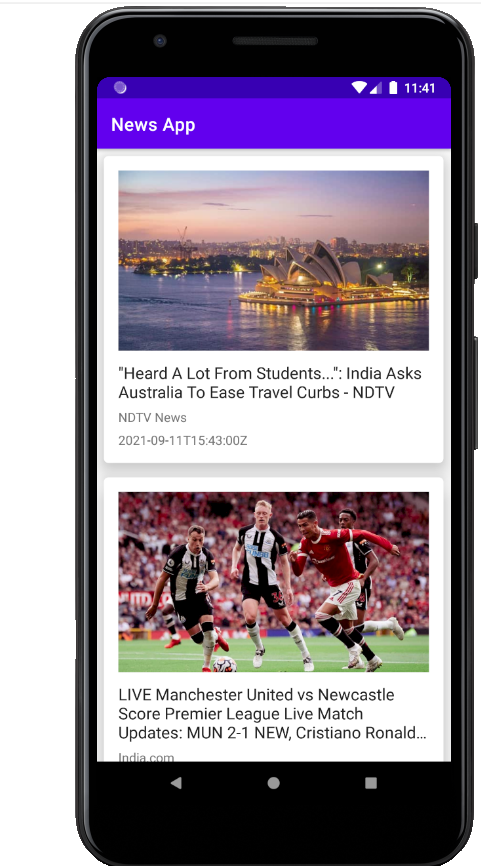 GitHub - prathmeshkc/News_App: A simple news app that is used to display a list of news with ...