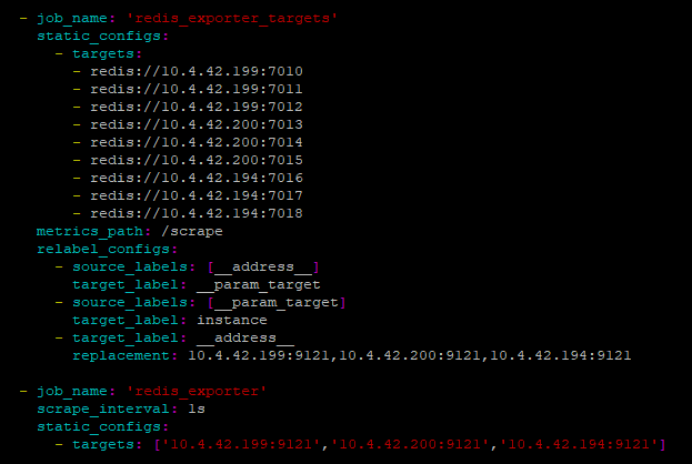 How to scrape metrics form a redis cluster · Issue #281 · oliver006/redis_exporter · GitHub