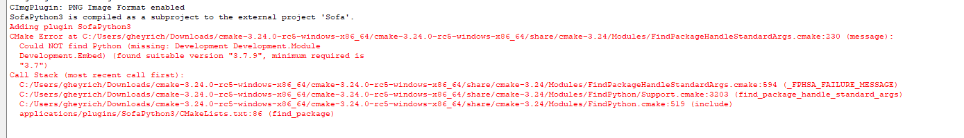 Error Adding SofaPython3 Plugin · sofa-framework sofa · Discussion #3187 · GitHub