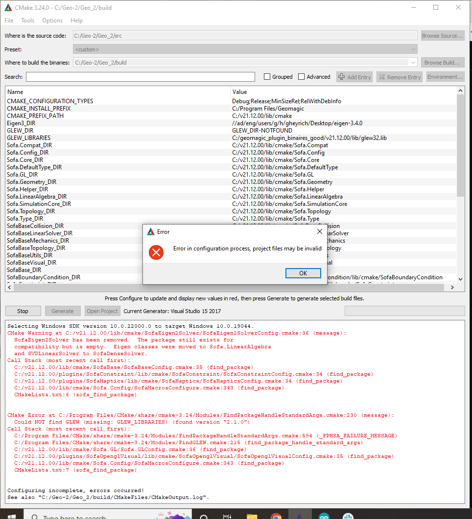 Out of tree build of Geomagic Plugin for downloaded binary · sofa-framework sofa · Discussion ...
