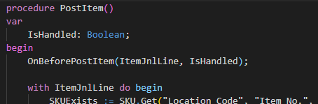 [Event Edit] Codeunit 22 "Item Jnl.-Post Line" - OnBeforePostItem · Issue #13167 · microsoft ...