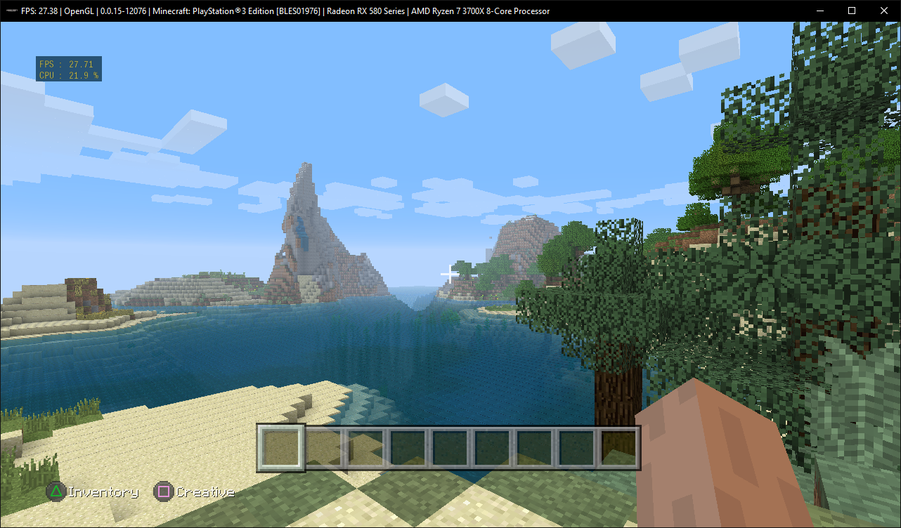 Minecraft [NPUB31419] Horizon bug (OpenGL) · Issue #5452 · RPCS3/rpcs3 ...