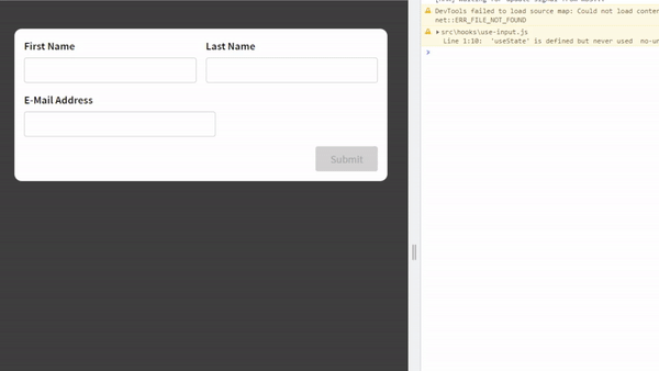GitHub - AnaTheDeveloper/Project-Forms: Forms, user input and custom hooks.
