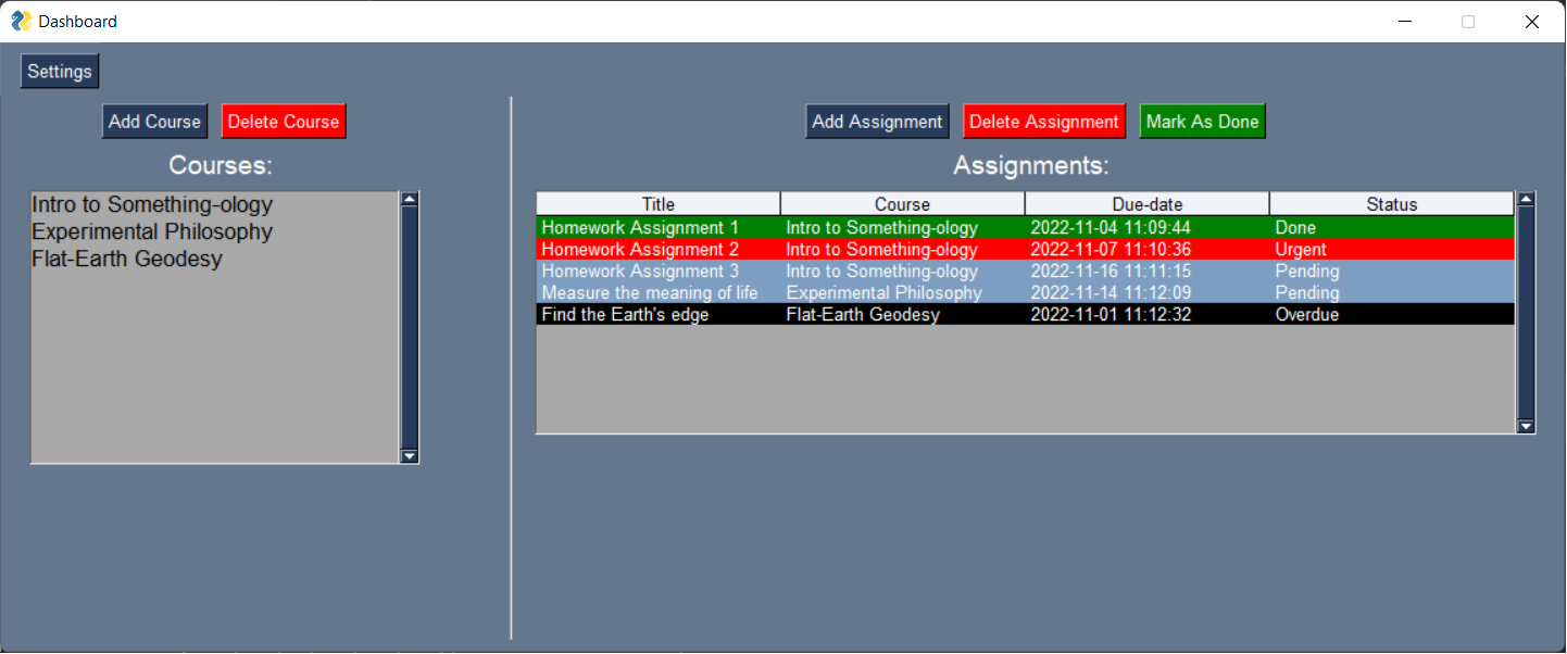 GitHub - Noam-Aviad/homework-dashboard: University homework assignments ...