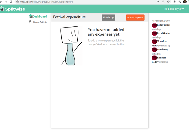 GitHub - payalghule/splitwiseApp