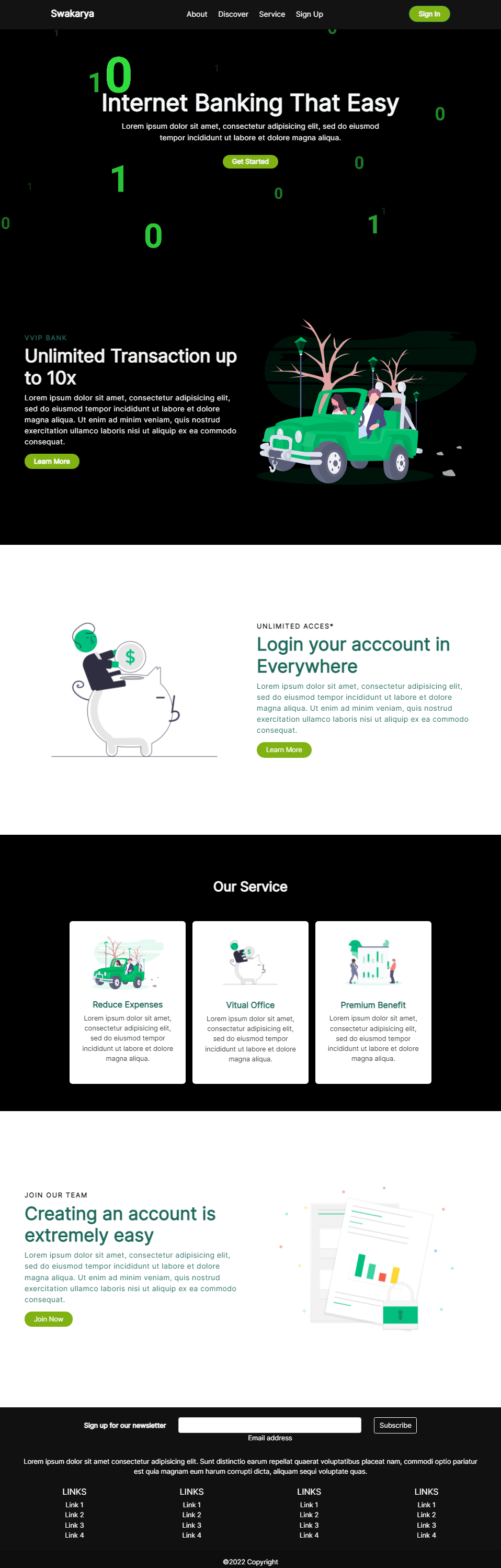 GitHub - elraztaqillah/bank-profile: Website builds with Bootstrap v4.5
