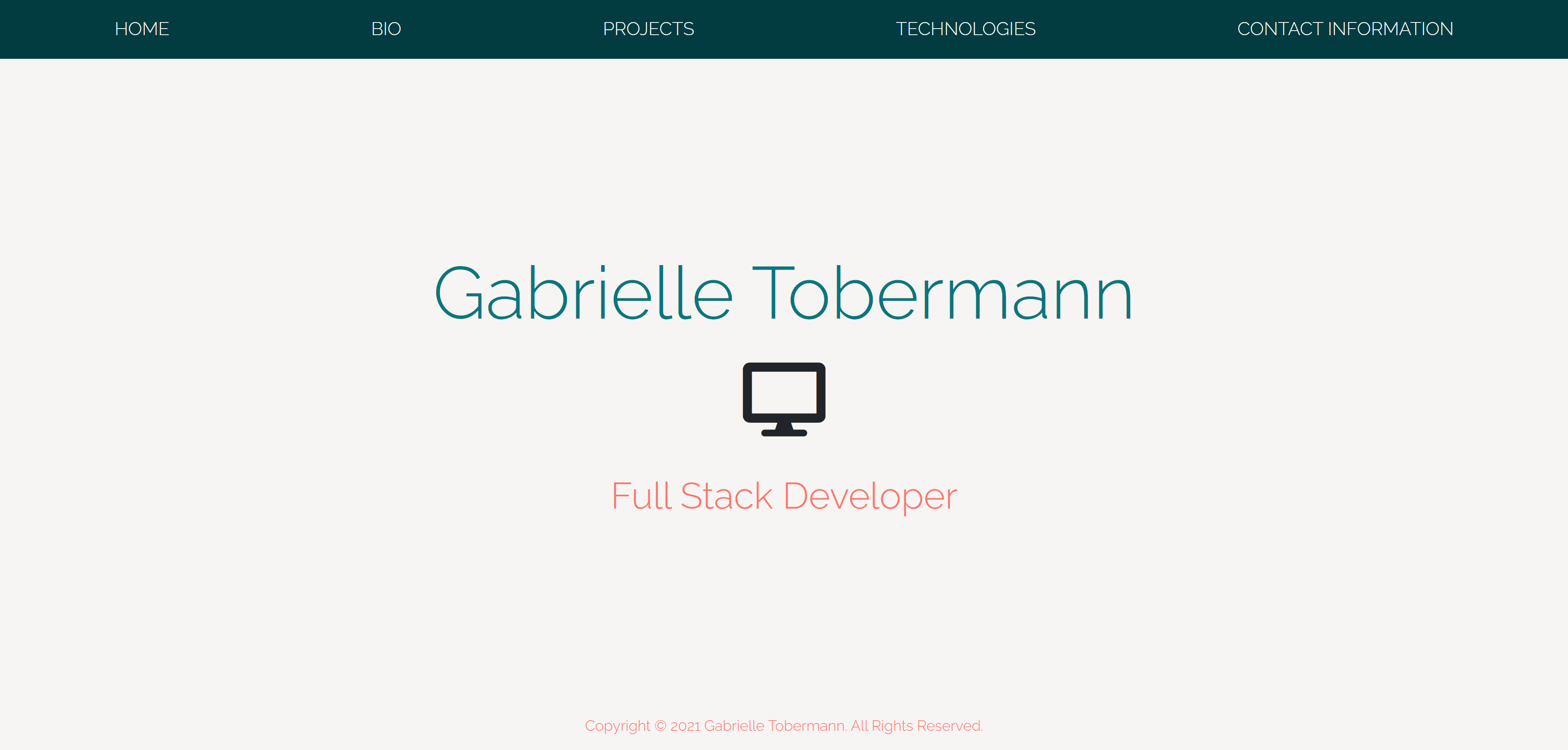 GitHub - Gabrielle-Tobermann/react-personal-bio-site