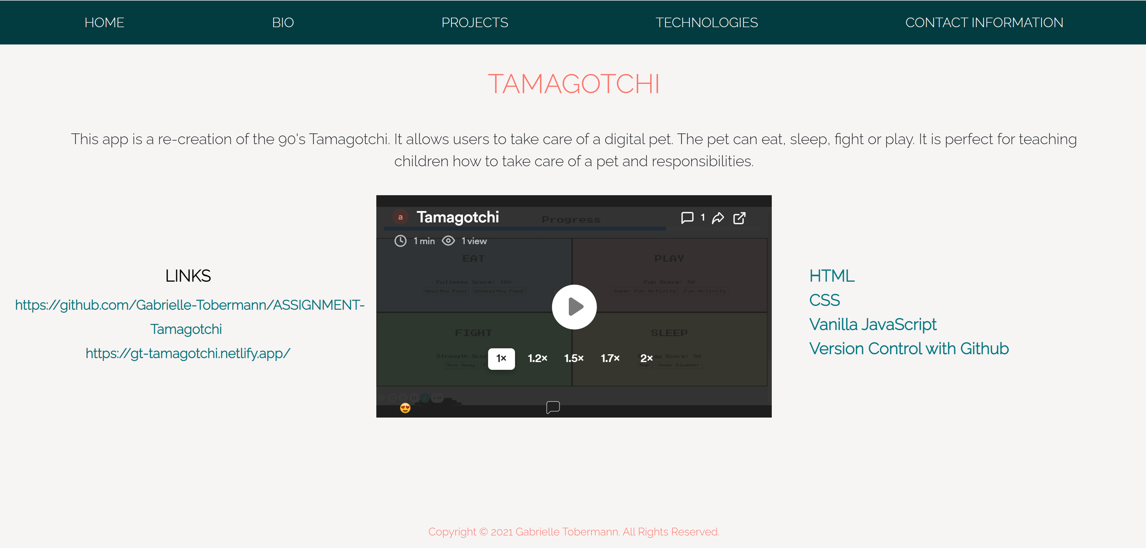 GitHub - Gabrielle-Tobermann/react-personal-bio-site