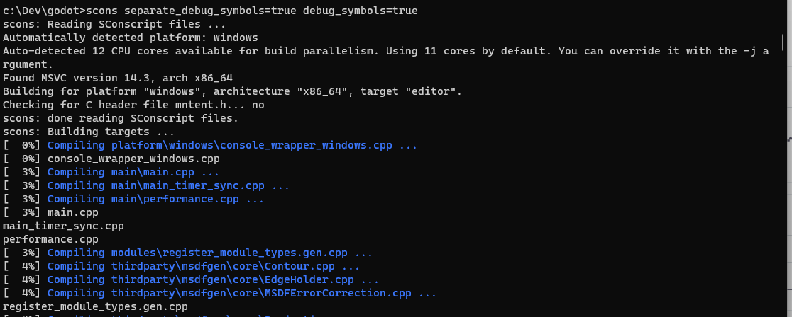 Build System Compling With Msvc 143 Is Verbose · Issue 72246 · Godotenginegodot · Github