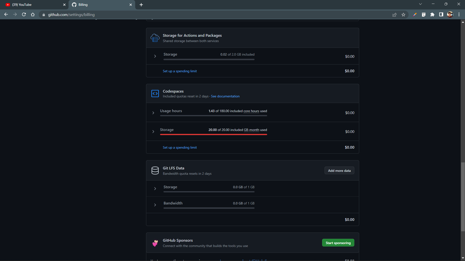 Managing Storage In Codespaces · Community · Discussion 19511 · Github