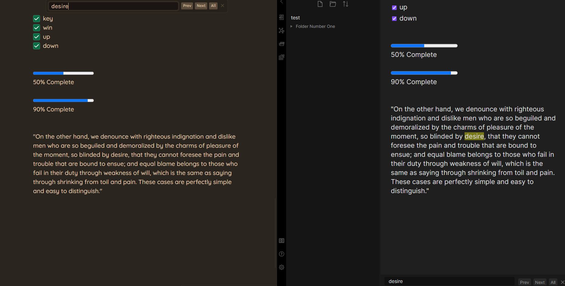 Text and Words not being highlighted when using Ctrl + F · Issue #96 · primary-theme/obsidian ...