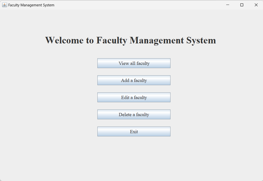GitHub - Yaduttam95/Faculty_Mgmt-System-Using-JAVA